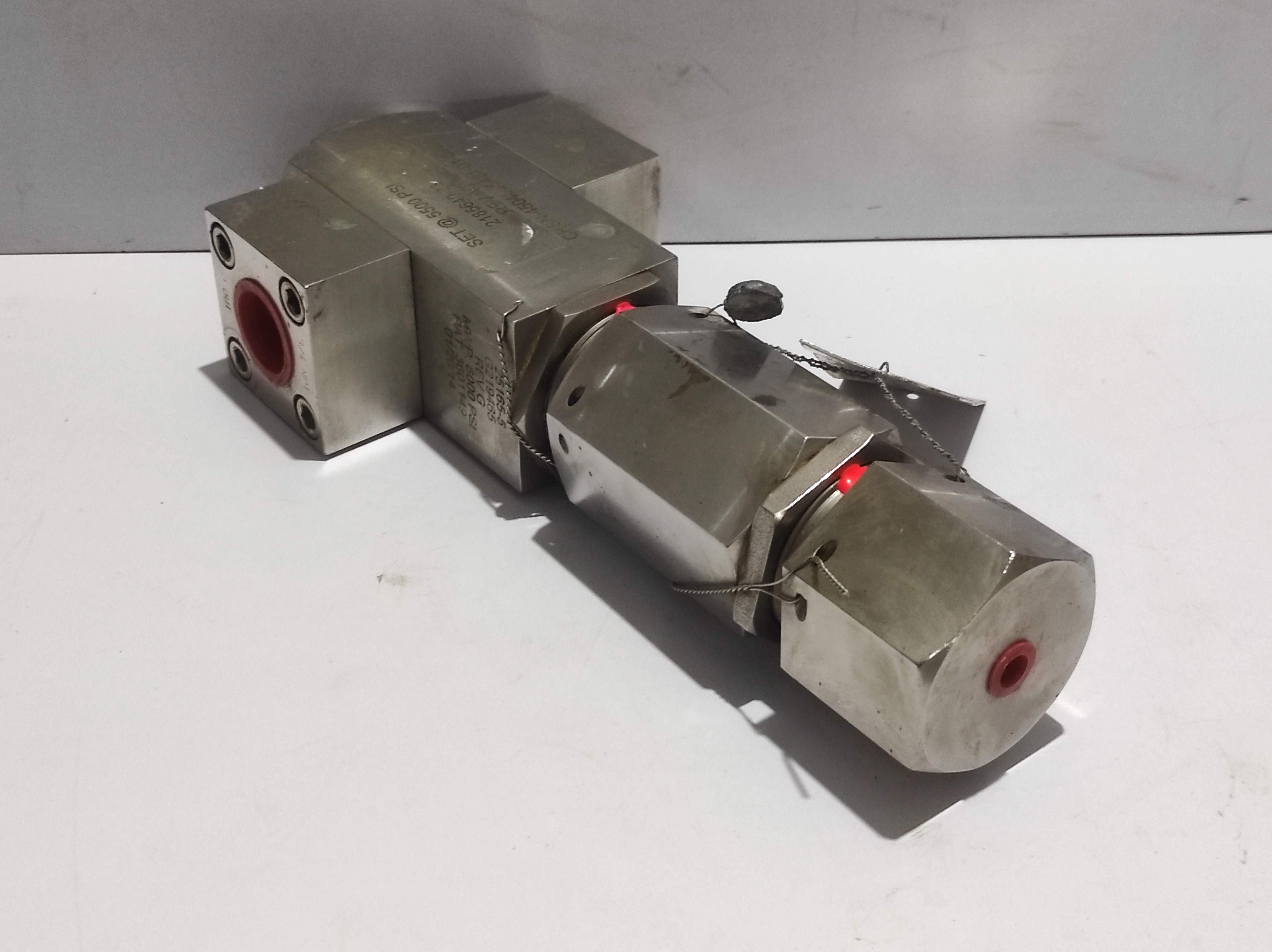 Gilmore Cameron 2185640-23 Relief Valve 5500 PSI - S N Ship Spares