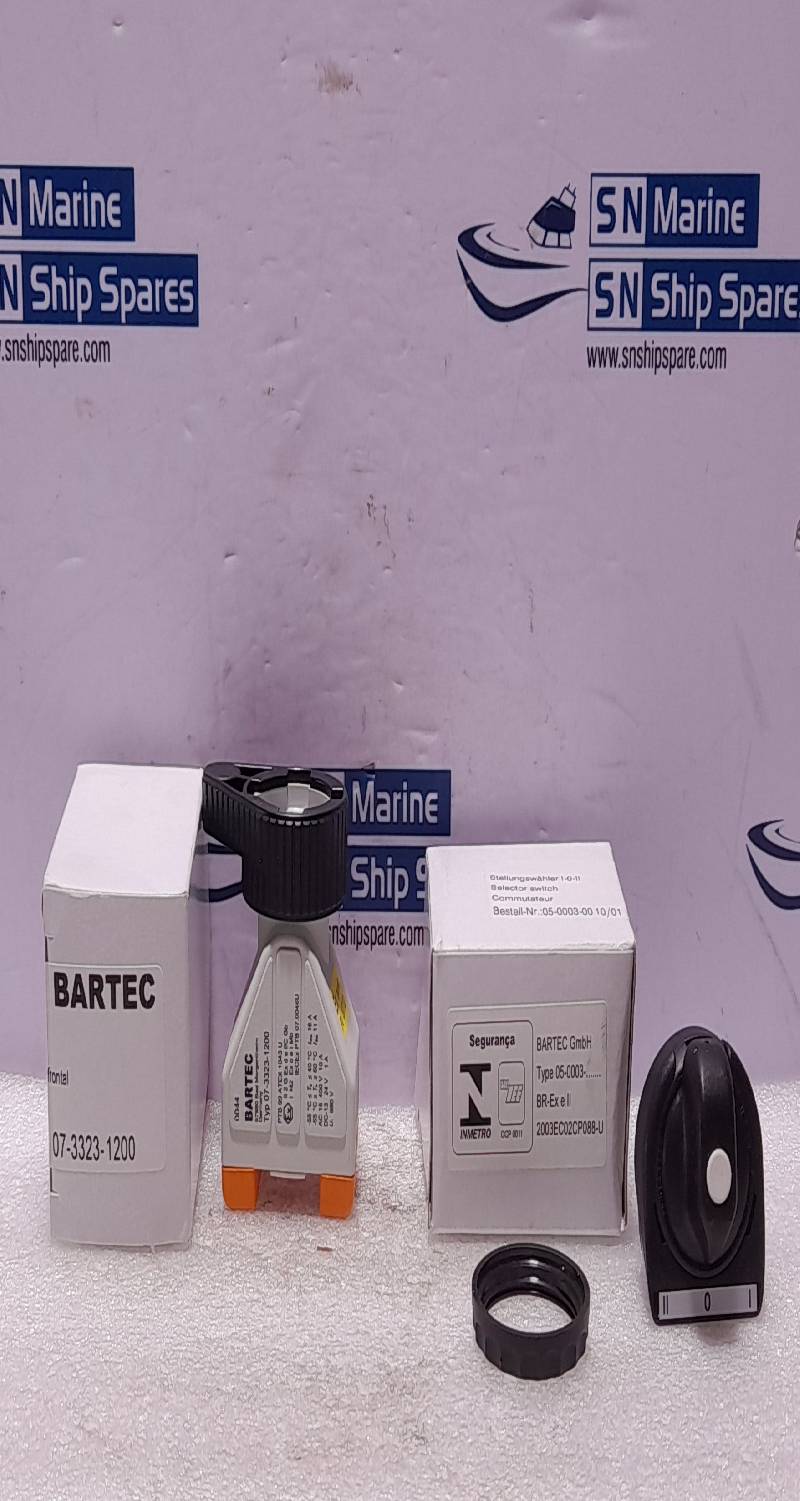 Bartec 07-3323-1200 Switch Module with 05-0003-00 10_01 Selector Switch ...