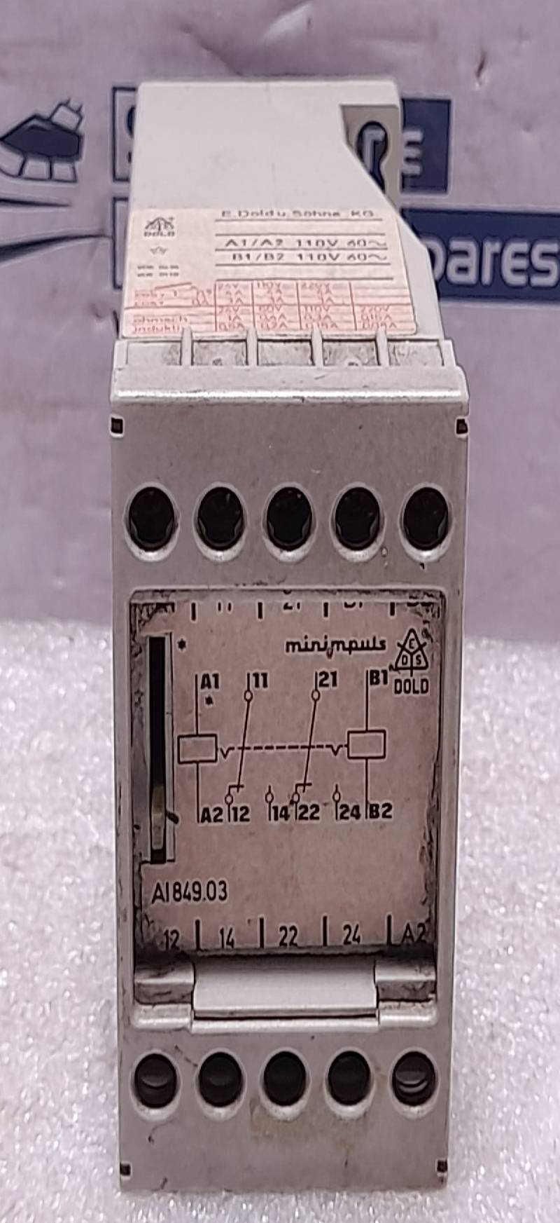 E.Dold u.Sohne KG Al849.03 Minimplus Relay A1/A2 110V 60~ B1/B2 110V 60 ...