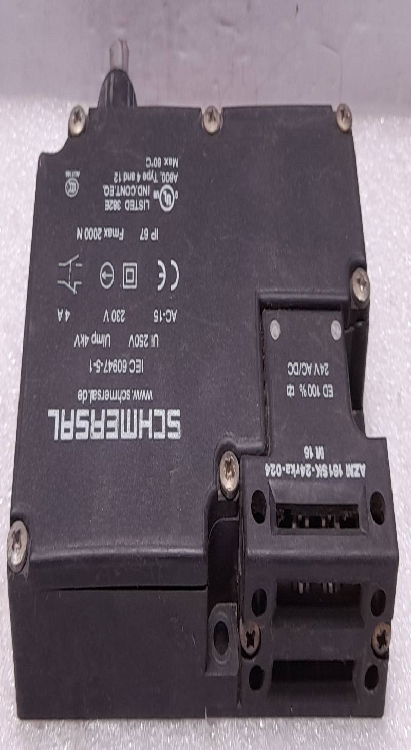 SCHMERSAL AZM 161SK-24rka-024 M 16 Safety Interlock Switch 24V AC/DC ...